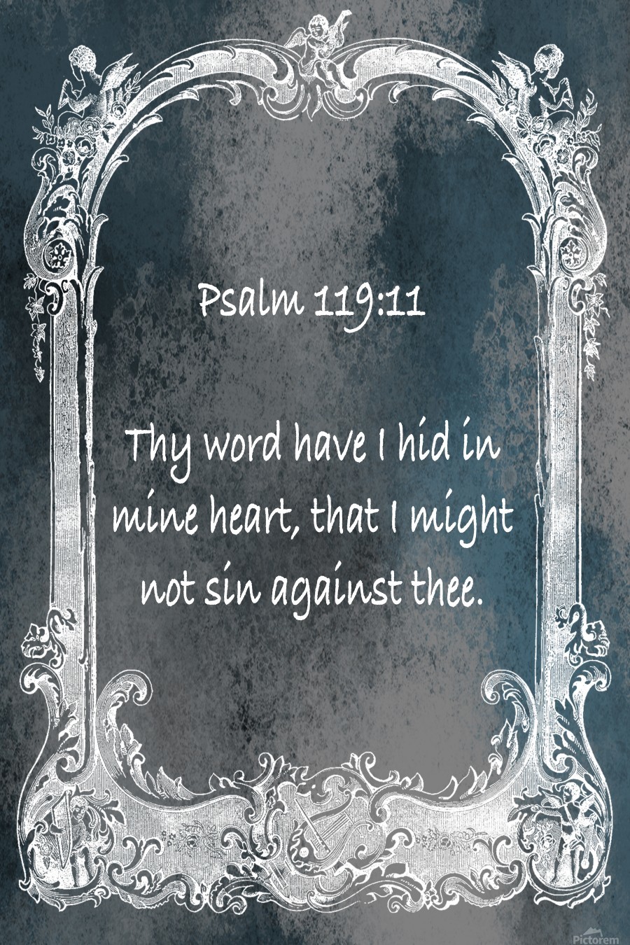 Psalm 119 11 7CH by Scripture on the Walls Wall Art